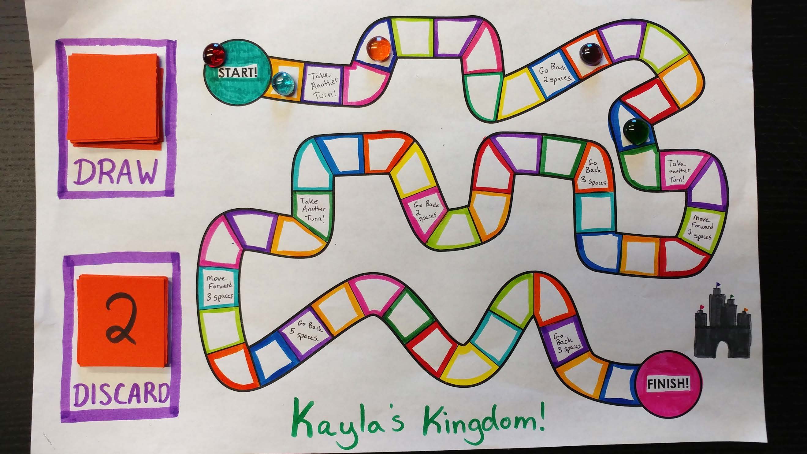 Make Your Own Board Game The Hole In The Wall Gang Camp